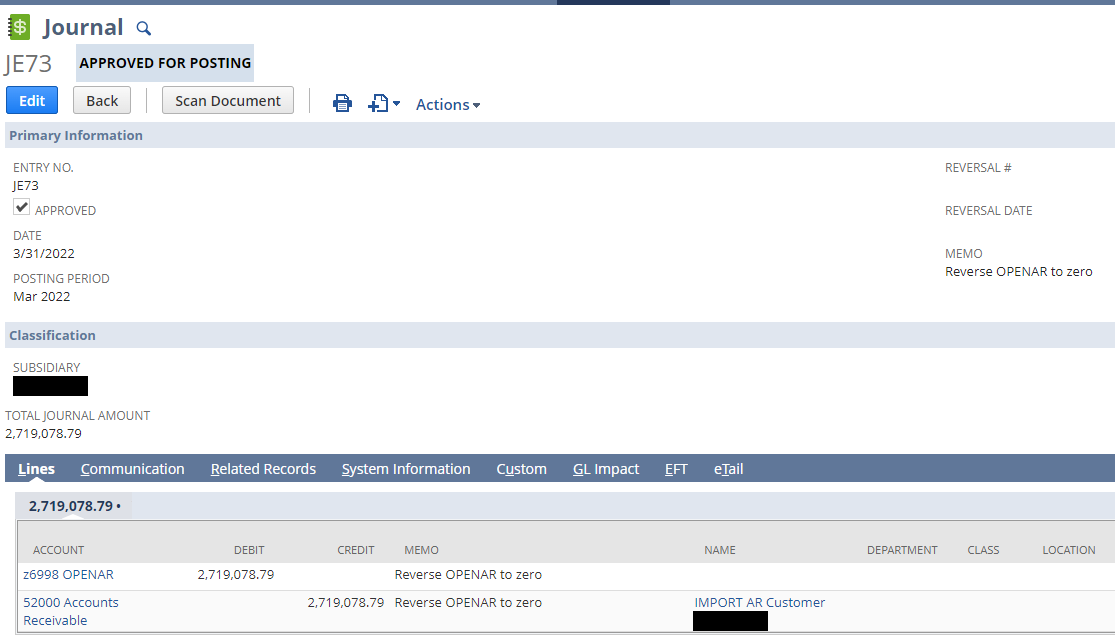 How to import open accounts receivable transactions to NetSuite