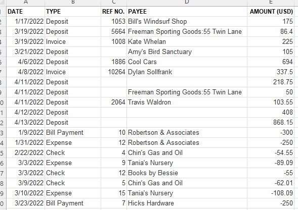 How to import open bank transactions to NetSuite