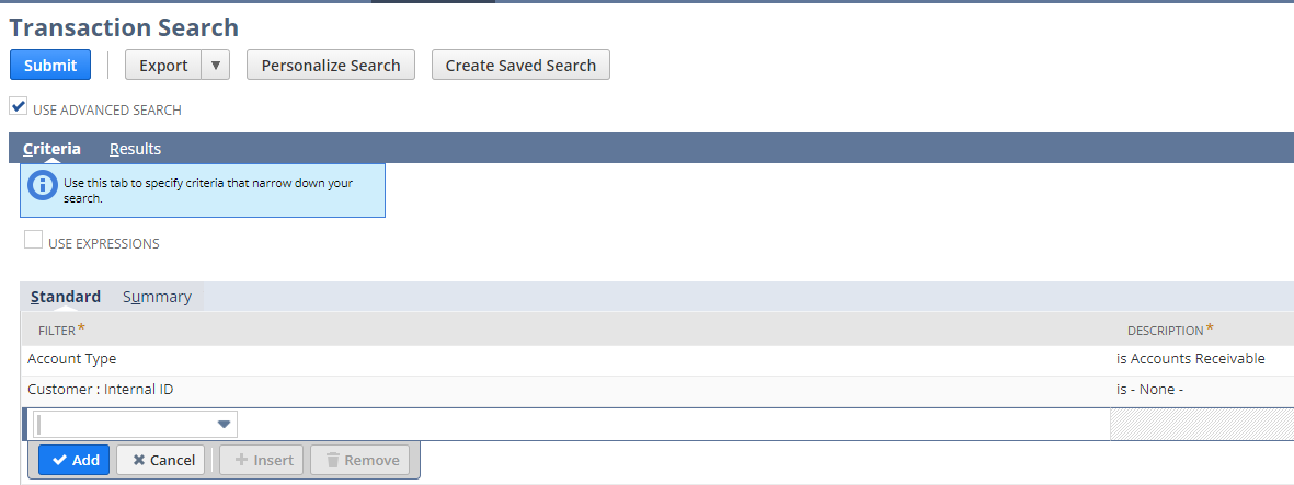 How To Fix The No Customer/Vendor Line On NetSuite Aging Reports