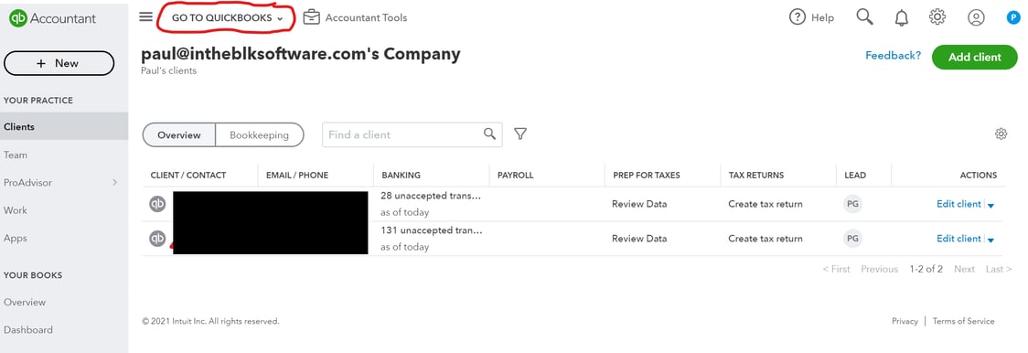 How to mass change transactions in QuickBooks Online