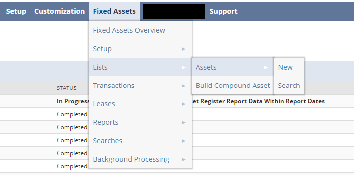 NetSuite Fixed Asset Rollforward Report Part 1